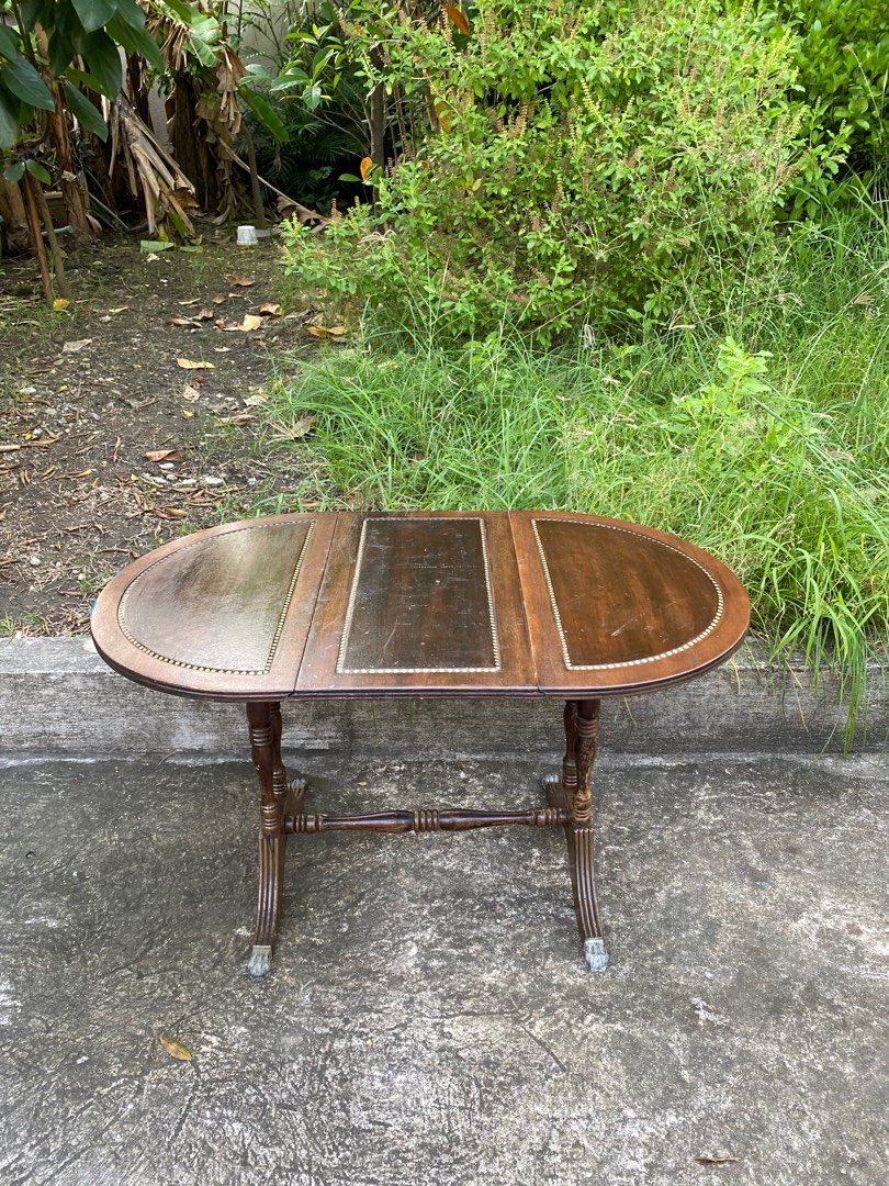 expandable antique table, Furniture & Home Living, Furniture, Other ...