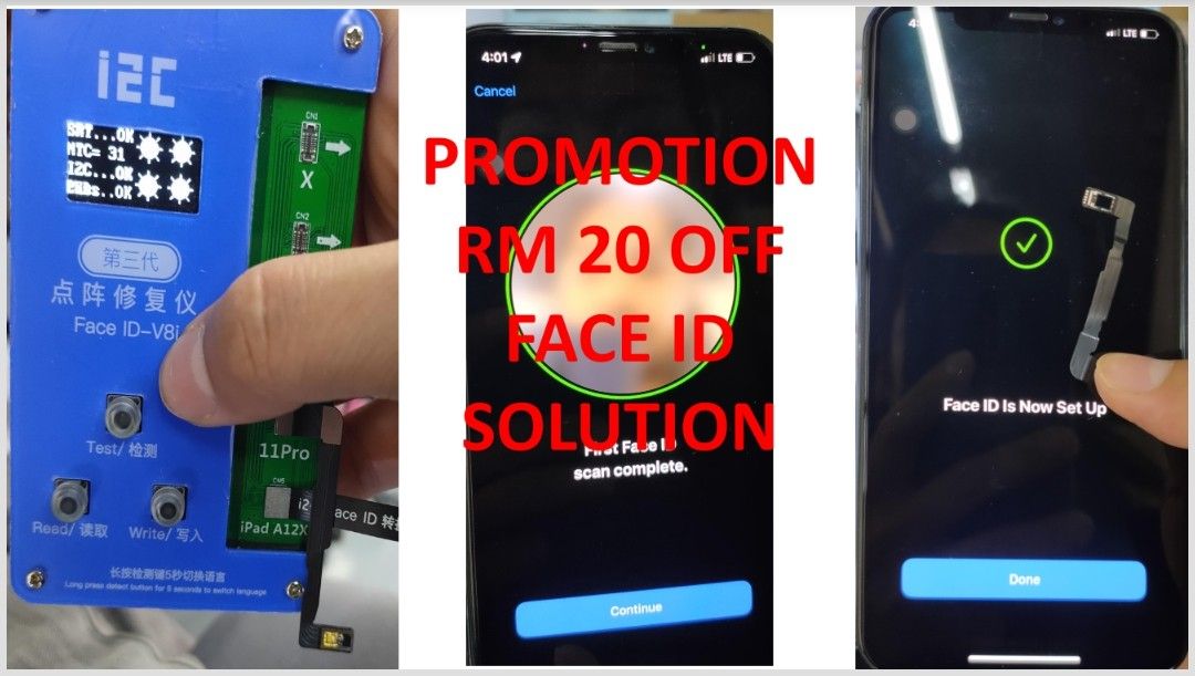 face id repair, Mobile Phones & Gadgets, Mobile Phones, iPhone, iPhone ...