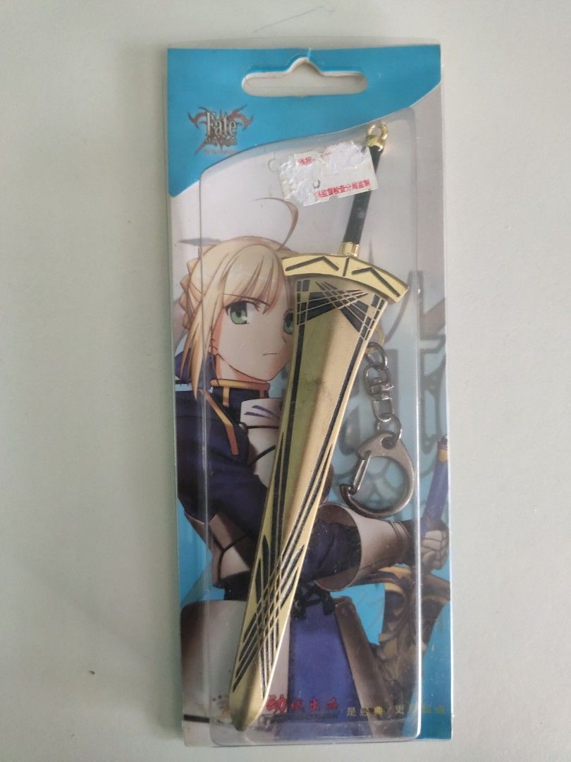 Fate stay night saber sword keychain, Hobbies & Toys, Memorabilia ...