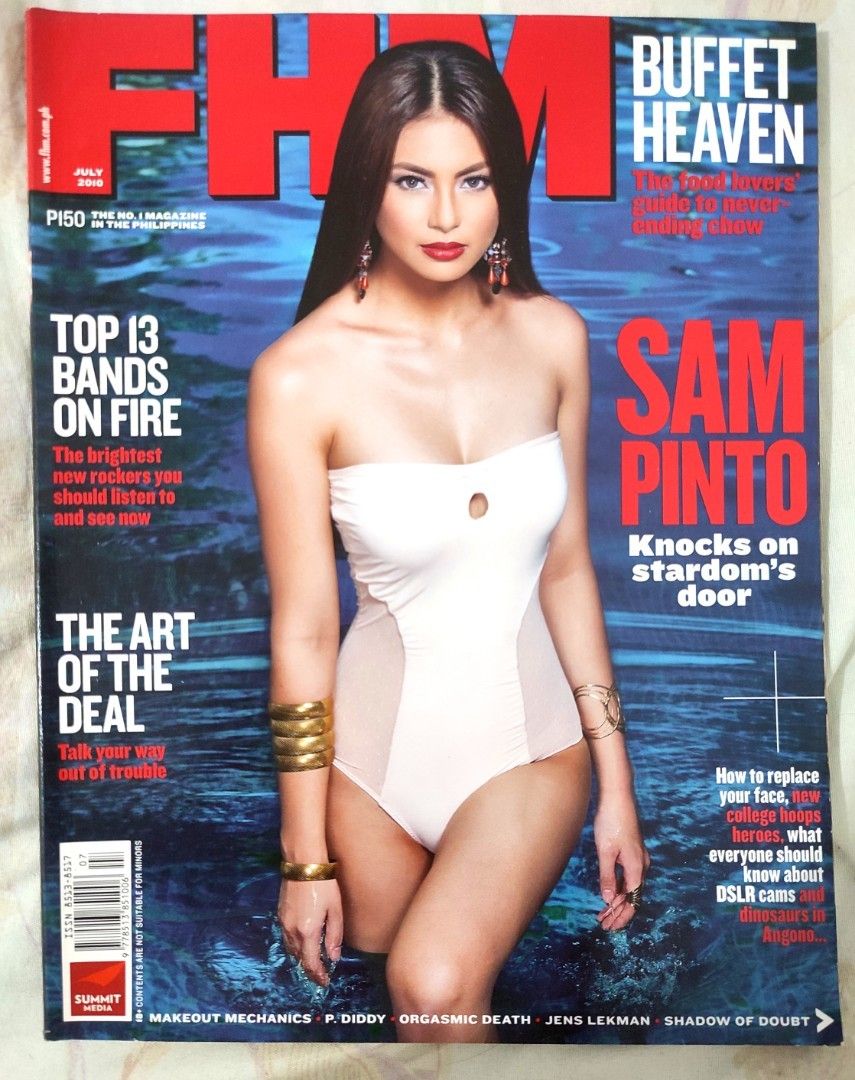 #sweldona FHM SAM PINTO, FHM MAGAZINE, ADULT MAGAZINE, FHM 100 SEXIEST, Hobbies & Toys, Books ...