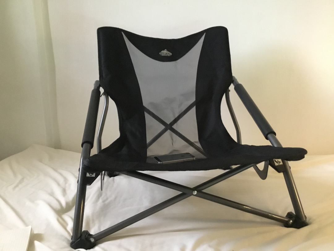 Folding Low Camping outdoor chair, Furniture & Home Living, Outdoor ...