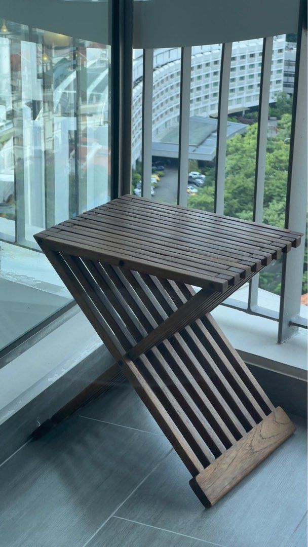 Folding (Stool/ Table), Furniture & Home Living, Outdoor Furniture on ...