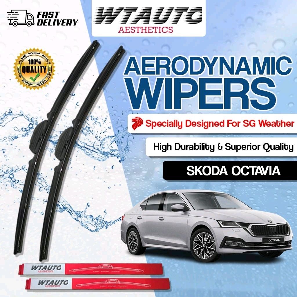 [FREE INSTALL] Skoda Octavia Aerodynamic Wipers Wiper Blade Replacement ...