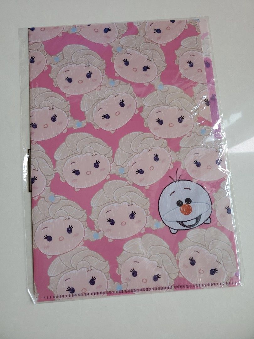 Frozen Elsa Olaf A4 folder, 興趣及遊戲, 手作＆自家設計, 文具 - Carousell