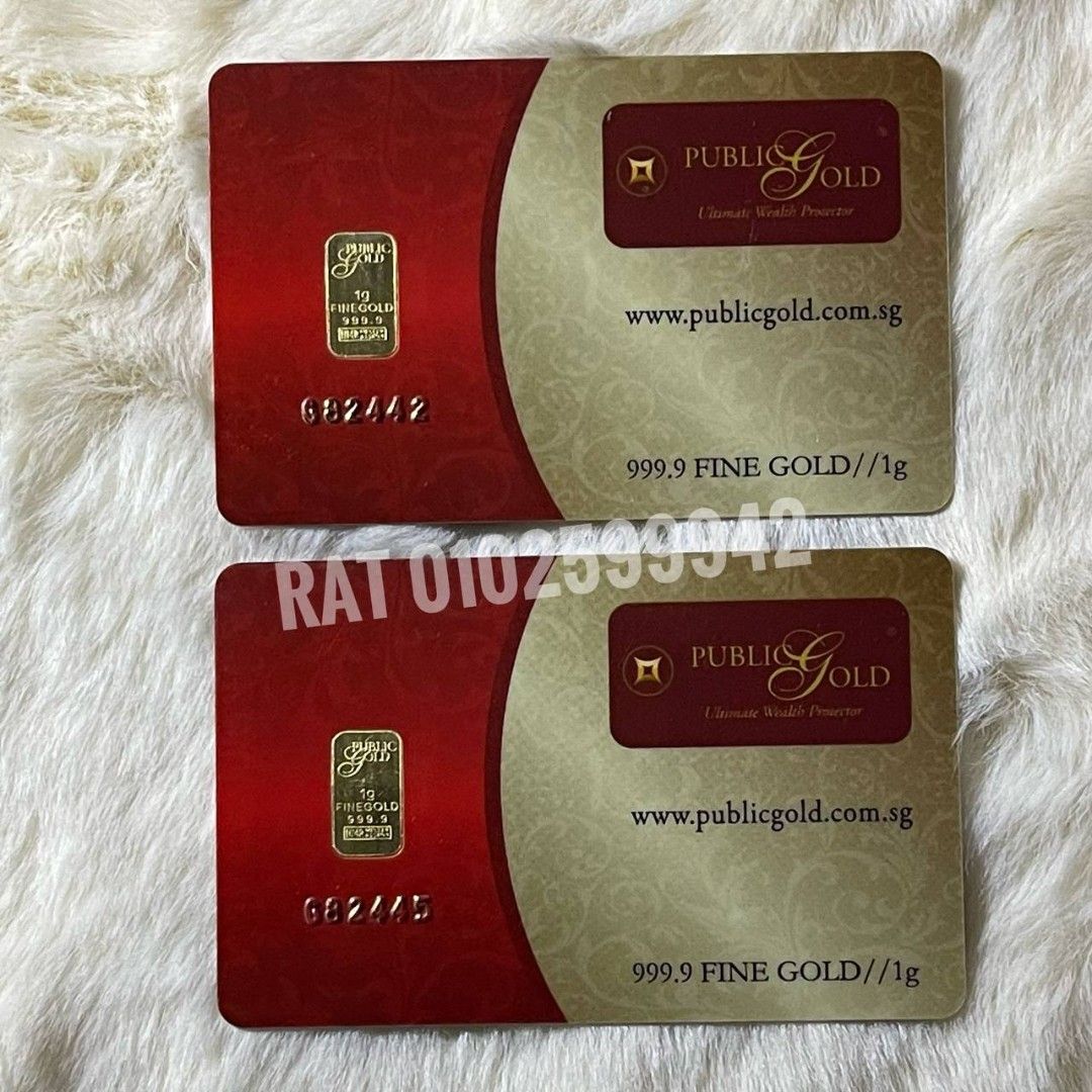 Gold bar public gold stop production, Hobbies & Toys, Collectibles ...