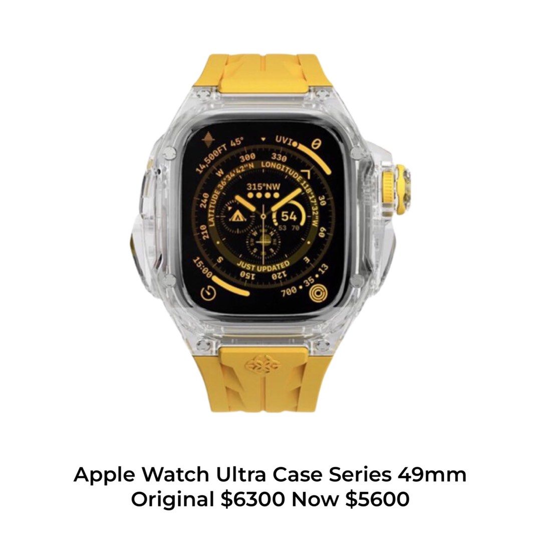 Golden Concept Apple Watch Ultra Case, 名牌, 手錶 - Carousell