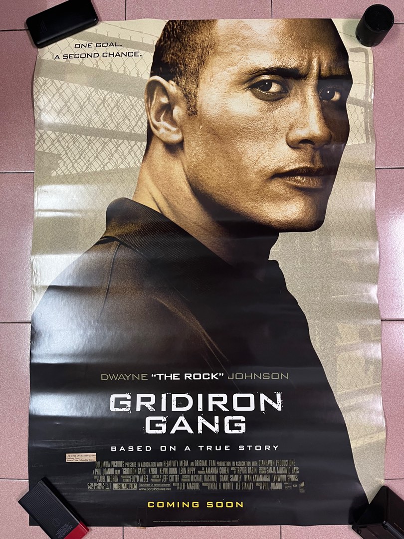 GRIDIRON GANG (2006) MOVIE OFFICIAL THEATRICAL ONE-SHEET POSTER (27 x 40), Hobbies & Toys ...