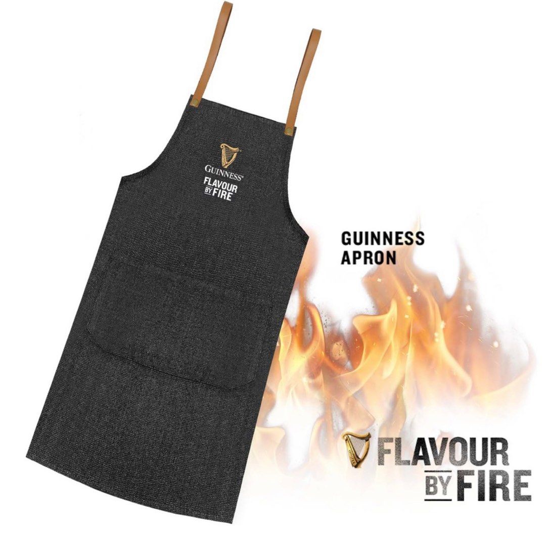 Guinness Steak Board & Apron, Furniture & Home Living, Kitchenware ...