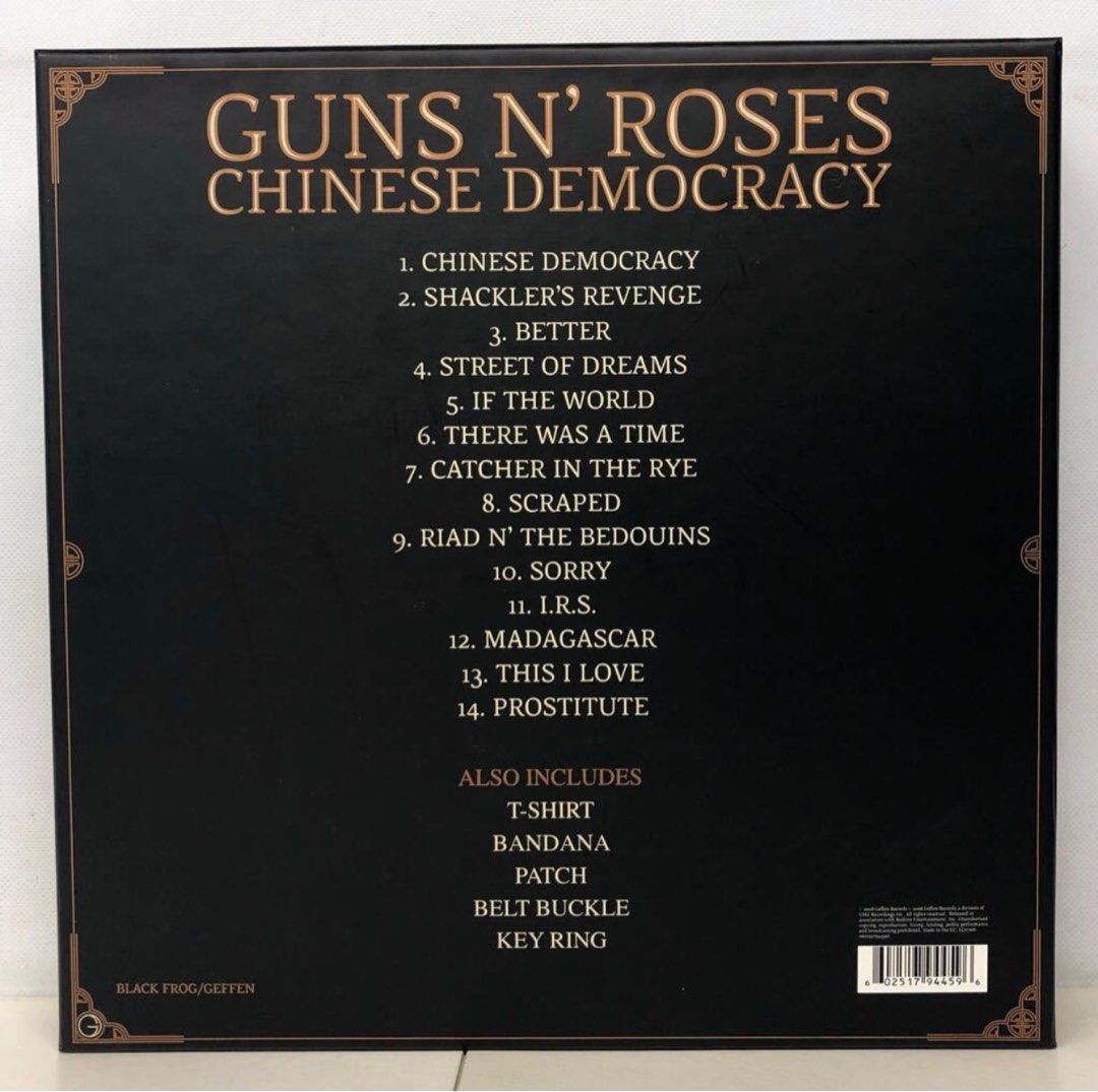 Guns N Roses Chinese Democracy special Boxset, Hobbies & Toys, Music ...