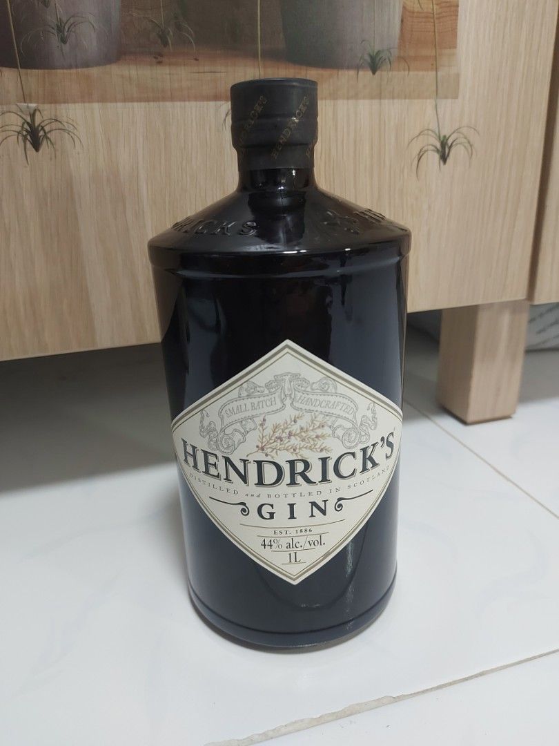 Hendrick's Gin 1L (sealed), Food & Drinks, Alcoholic Beverages on Carousell