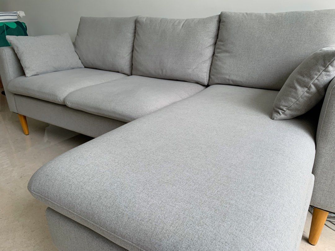 Hipvan Alicia L-Shaped Couch, Furniture & Home Living, Furniture, Sofas ...
