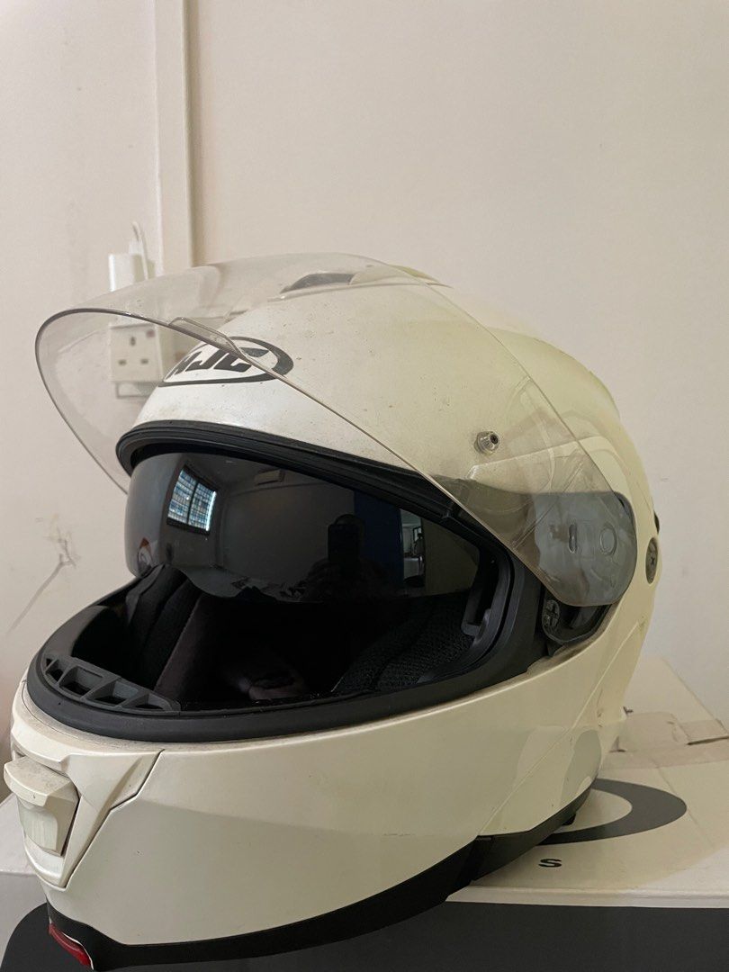 HJC Helmet (Full Face; Half Face with built in sunshade), Motorcycles ...
