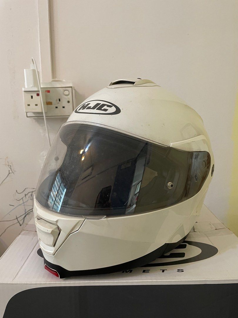 HJC Helmet (Full Face; Half Face with built in sunshade), Motorcycles ...