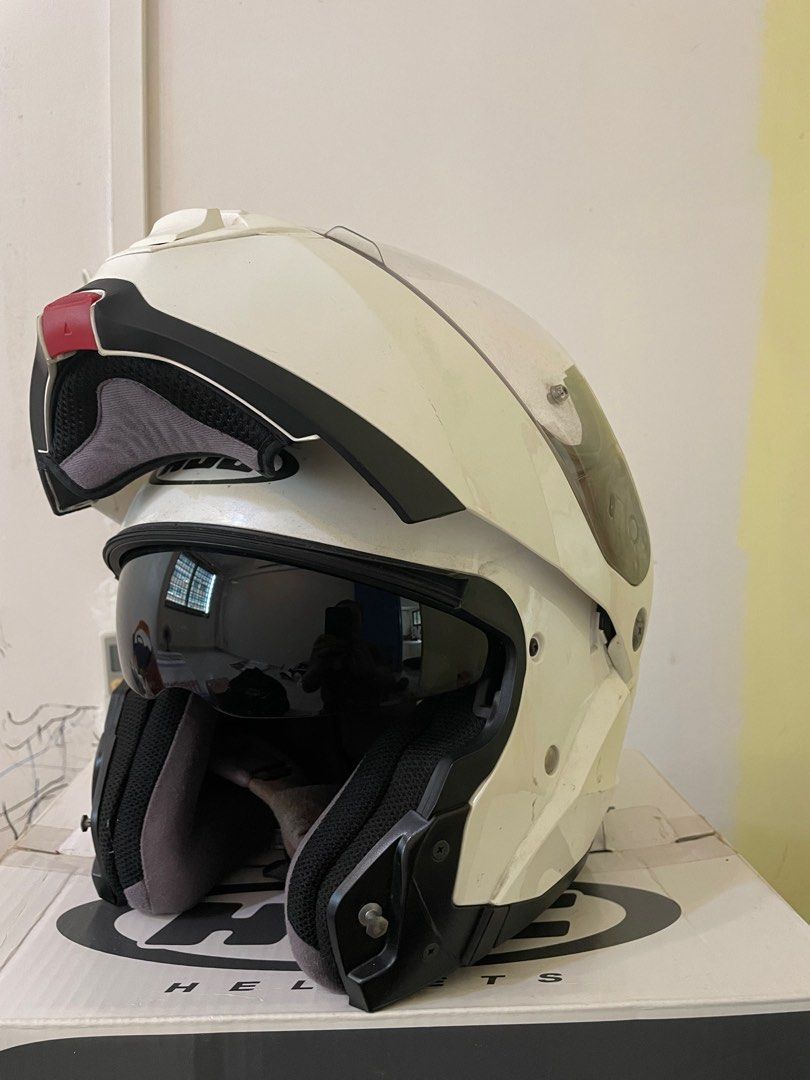 HJC Helmet (Full Face; Half Face with built in sunshade), Motorcycles ...
