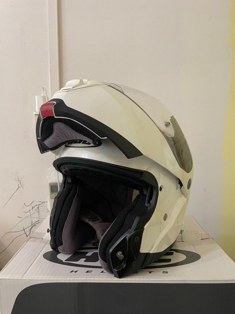 HJC Helmet (Full Face; Half Face with built in sunshade), Motorcycles ...
