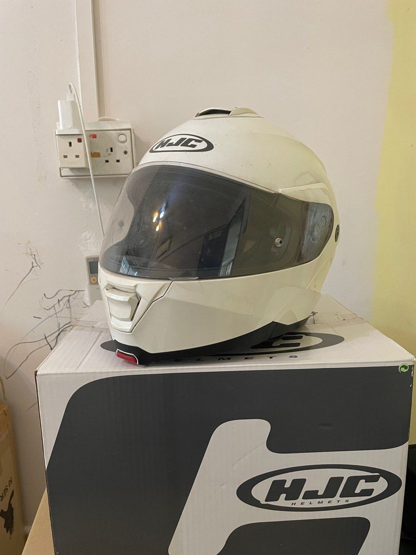HJC Helmet (Full Face; Half Face with built in sunshade), Motorcycles ...