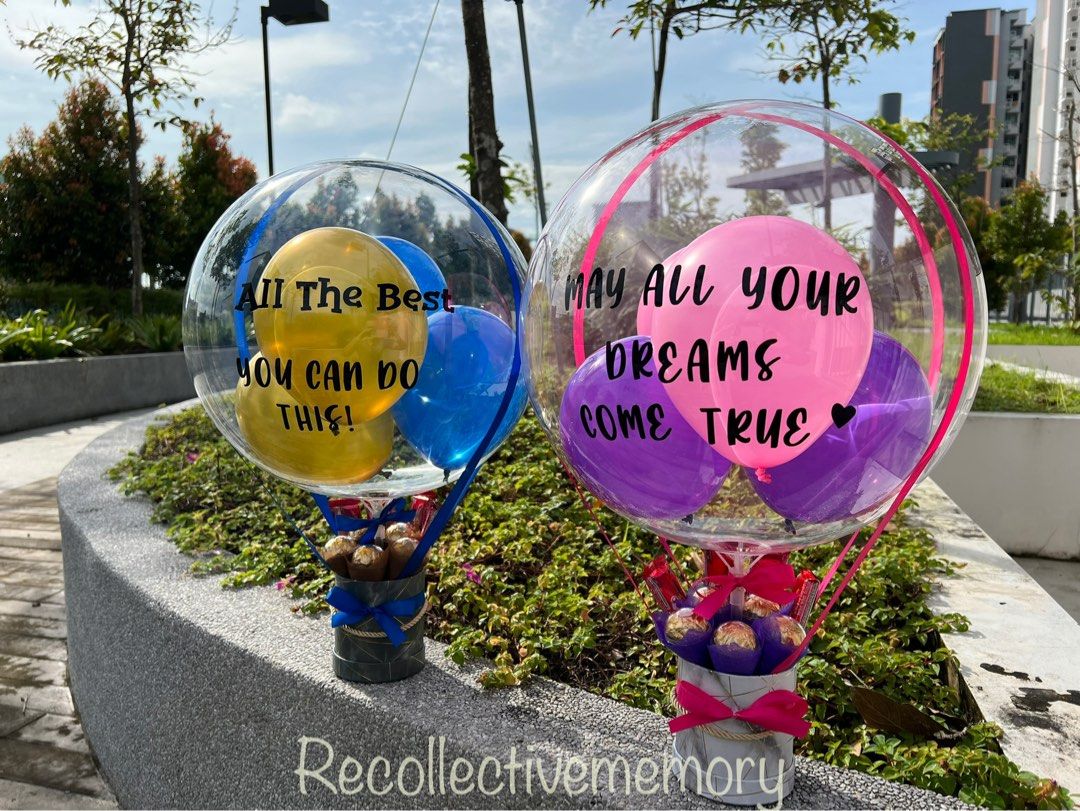 hot air balloon | balloon hamper | chocolate gift | surprise | birthday ...