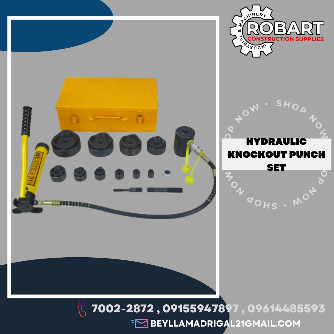 Hydraulic Knockout Punch Set, Commercial & Industrial, Construction Tools & Equipment on Carousell