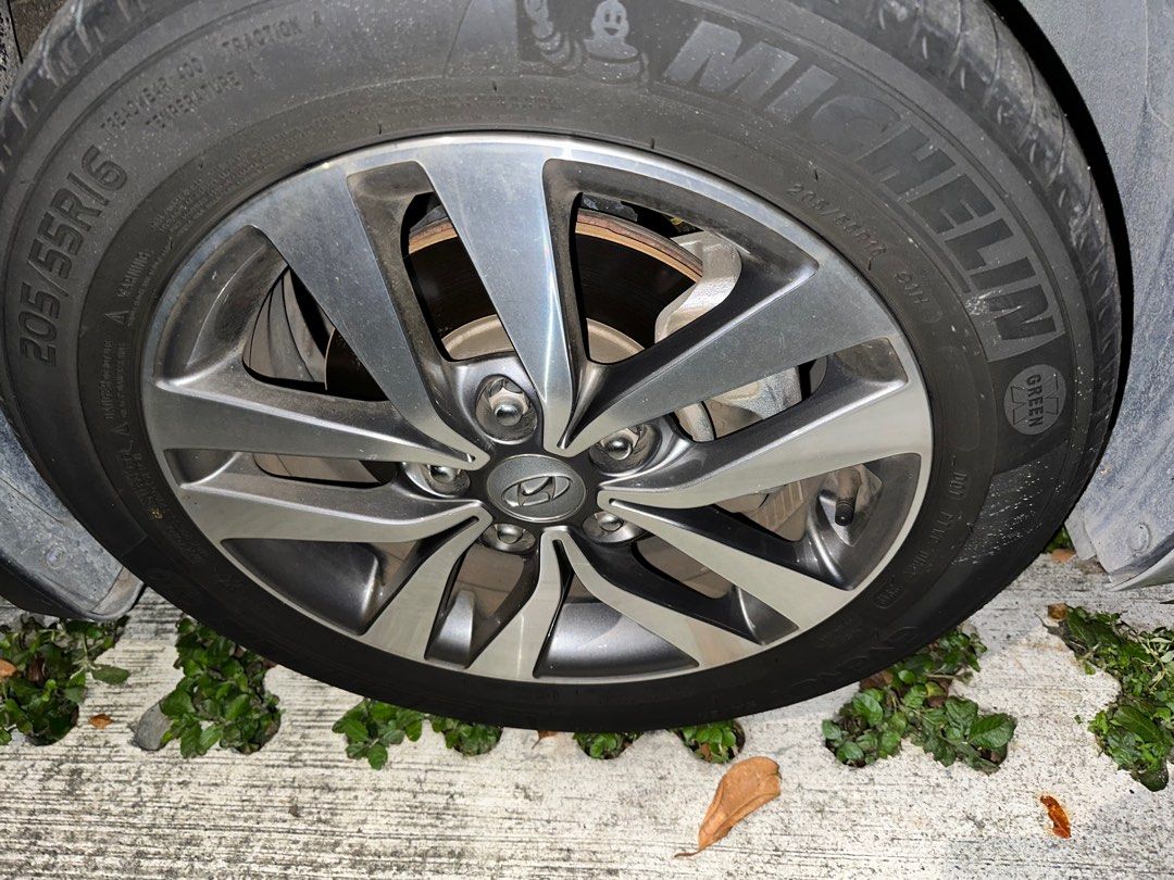 Hyundai rims wheels, Car Accessories, Tyres & Rims on Carousell