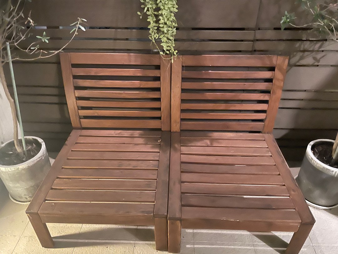 IKEA Outdoor Chairs, 傢俬＆家居, 戶外家具 - Carousell