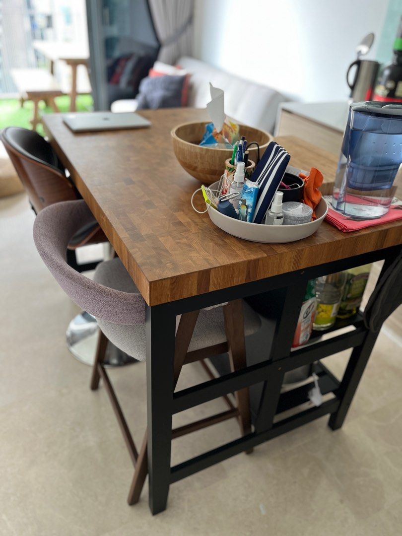 Ikea VADHOLMA Kitchen island, Furniture & Home Living, Furniture ...