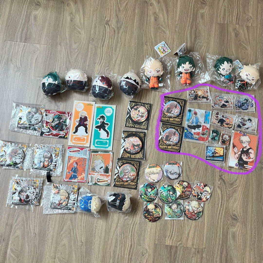 [INSTOCK] BNHA MHA My Hero Academia Merch Bakugo Deku Todoroki mochi ...