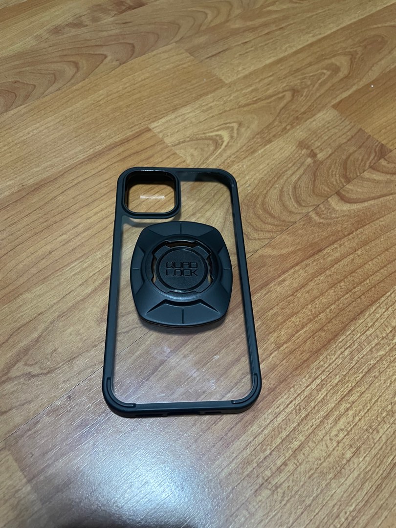 iPhone 12 pro Spigen casing with Quad lock adapter, Mobile Phones & Gadgets, Mobile & Gadget ...