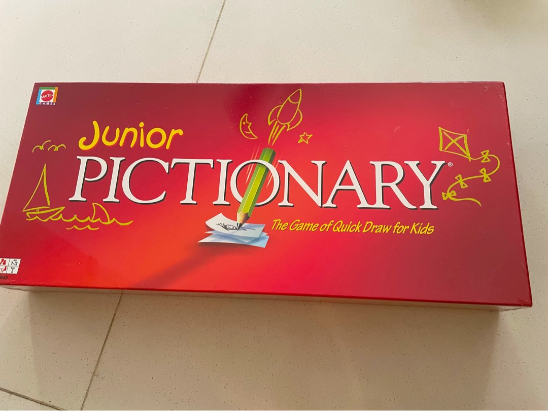 Junior Pictionary board game, Hobbies & Toys, Toys & Games on Carousell