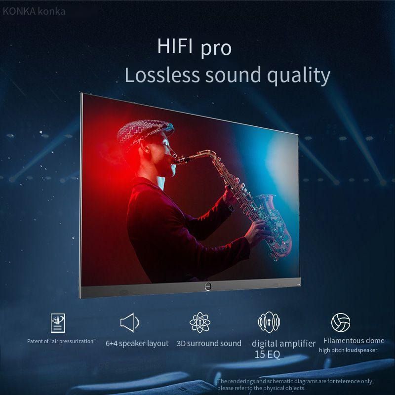 Konka 65 inch Google TV / 4K Smart TV / Netflix / Youtube, TV & Home Appliances, TV ...