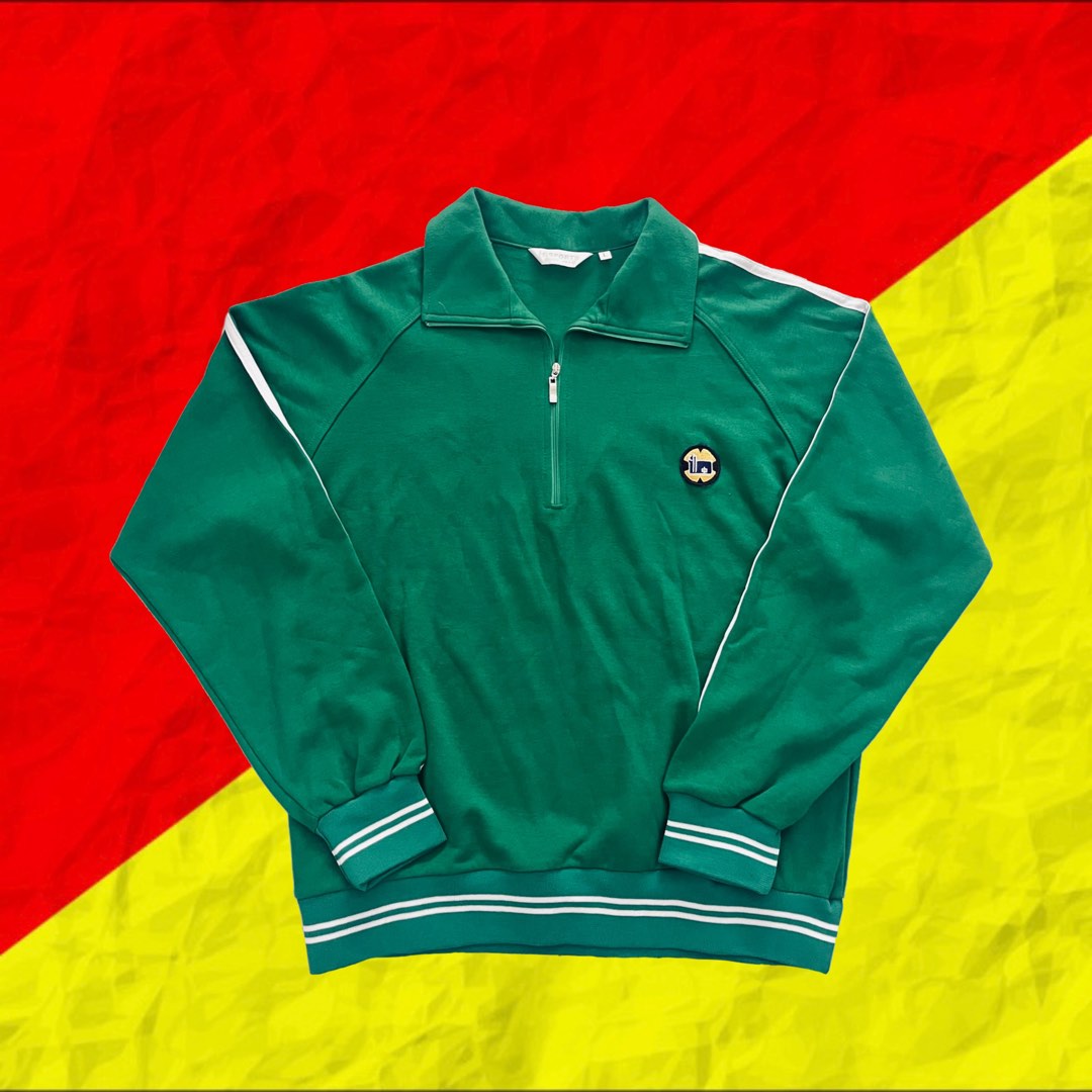 Korean High School Half Zip, Men's Fashion, Tops & Sets, Hoodies on ...