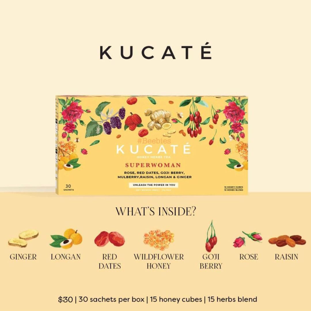 Kucate SUPERWOMAN honey & herbs tea - Milk booster for mummies!, Food ...