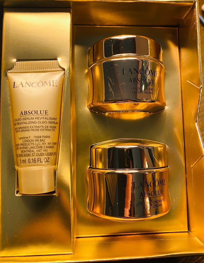 Lancome absolute facial set, Beauty & Personal Care, Face, Face Care on ...