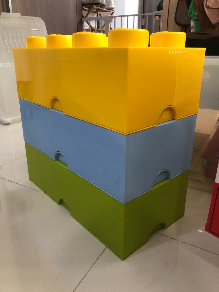 Lego Storage Box, Hobbies & Toys, Toys & Games on Carousell