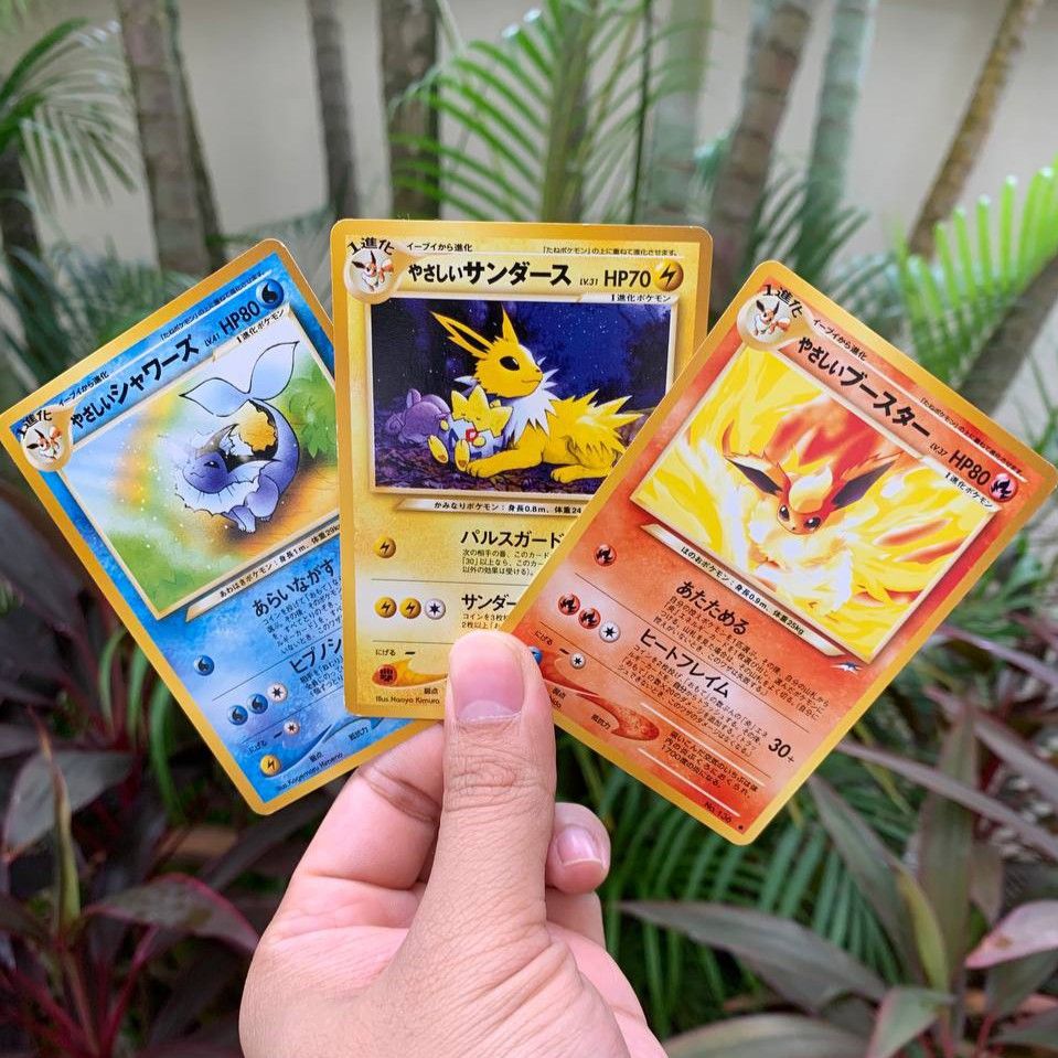 [Set] Light Jolteon Flareon Vaporeon Neo Destiny Japanese TCG Pokemon ...