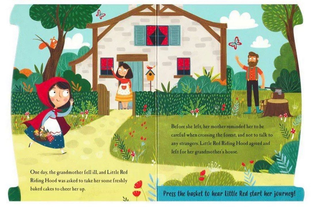 Little Red Riding Hood/Goldilocks and The Three Bears/Cinderella/Snow ...