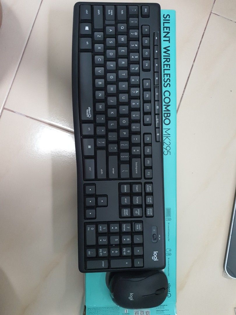 Logitech Keyboard Silent Wireless Combo Mk295 Computers And Tech Parts And Accessories Computer