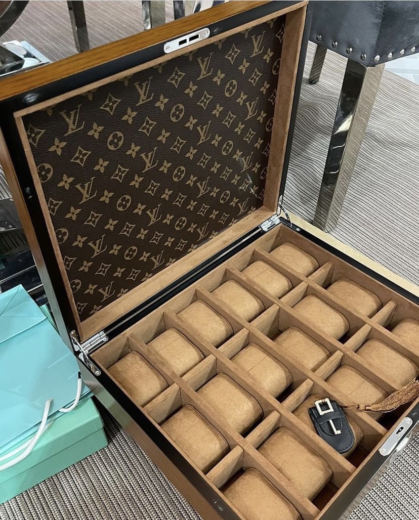Louis Vuitton 18 Slot Watchbox, Luxury, Bags & Wallets on Carousell