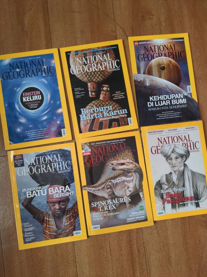Majalah National Geographic Tahun 2014, Buku & Alat Tulis, Majalah & Lainnya di Carousell