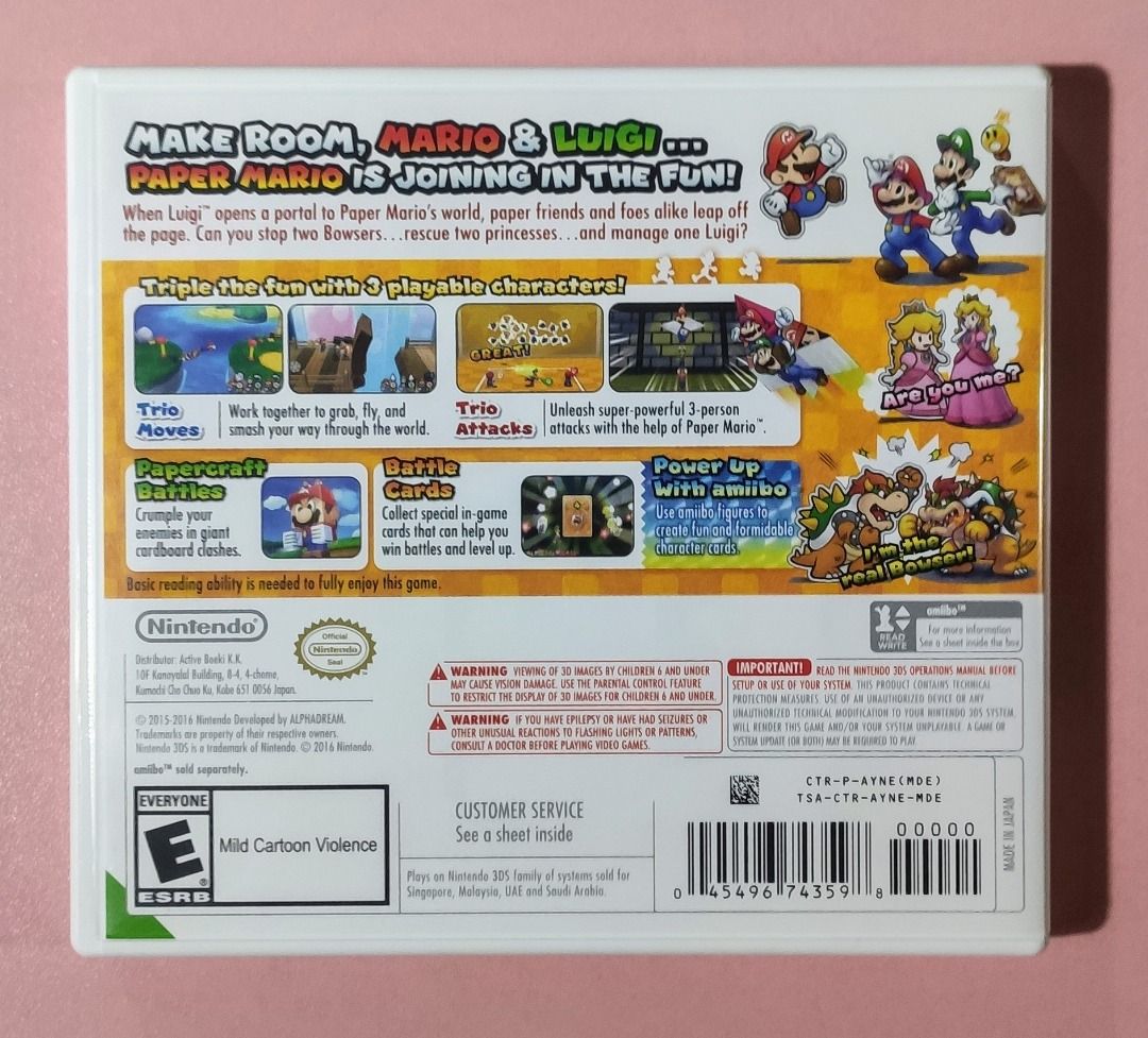 Mario & Luigi: Paper Jam - [3DS Game] [NTSC / ENGLISH Language], Video ...