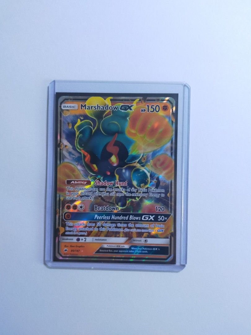 Marshadow GX Pokemon Card, Hobbies & Toys, Toys & Games on Carousell