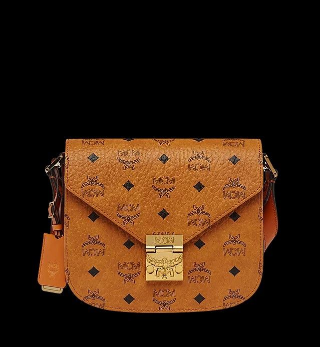 MCM tracy mini crossbody in cognac, Luxury, Bags & Wallets on Carousell