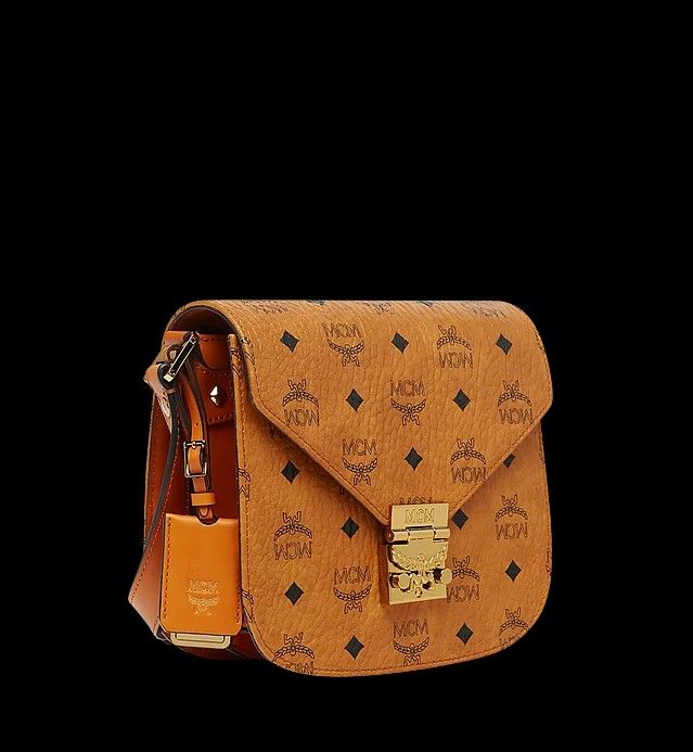 MCM tracy mini crossbody in cognac, Luxury, Bags & Wallets on Carousell