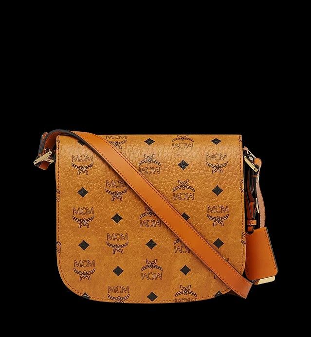 MCM tracy mini crossbody in cognac, Luxury, Bags & Wallets on Carousell