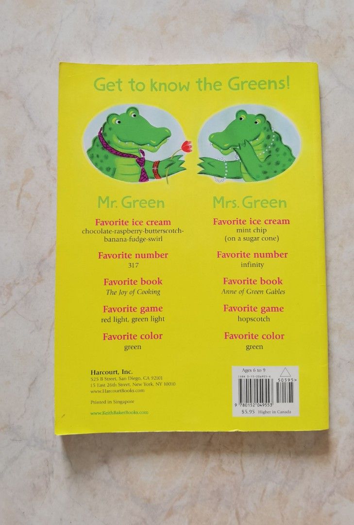 Meet Mr. and Mrs. Green, Hobbies & Toys, Books & Magazines, Fiction ...
