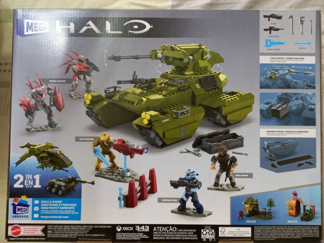 Mega Construx Halo Infinite Scorpion tank set BNIB, Hobbies & Toys ...