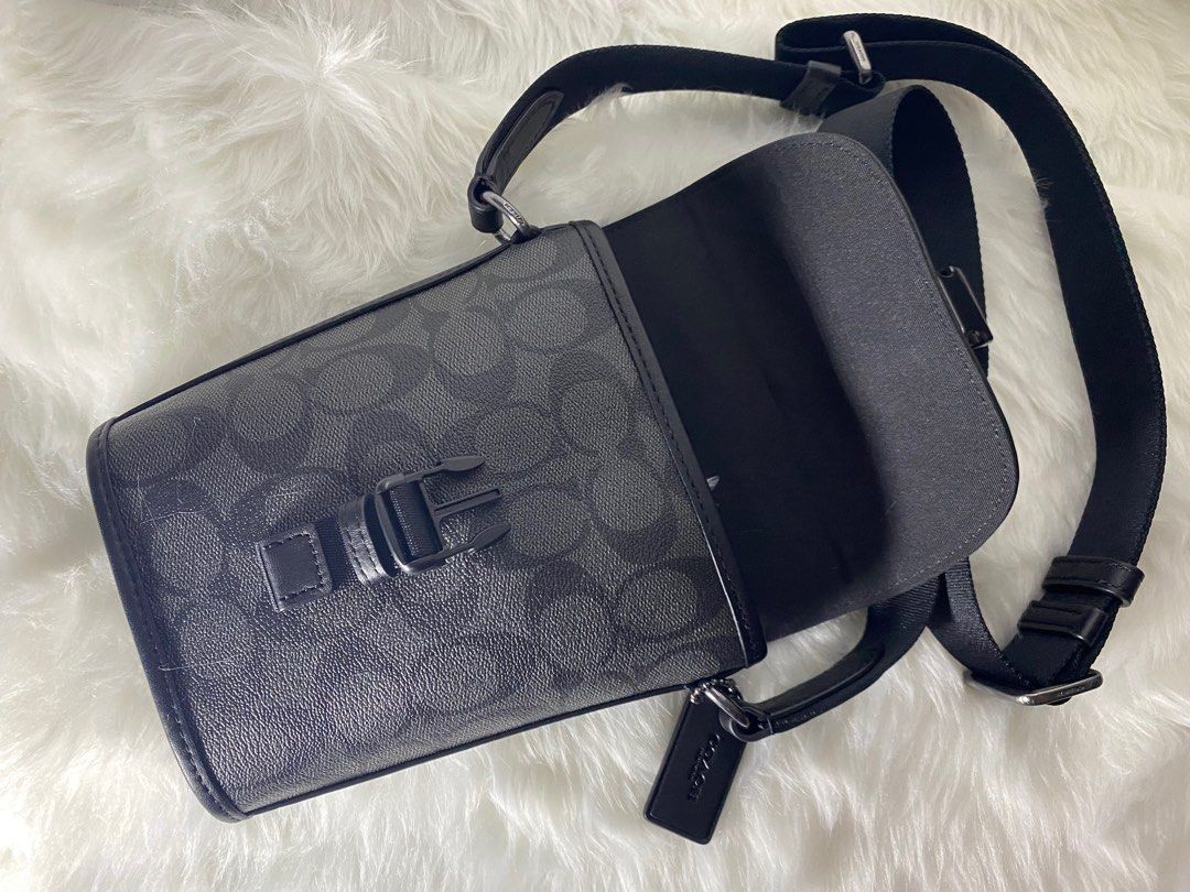 MENS COACH SLING BAG TRACK SMALL PACK, Luxury, Bags & Wallets on Carousell