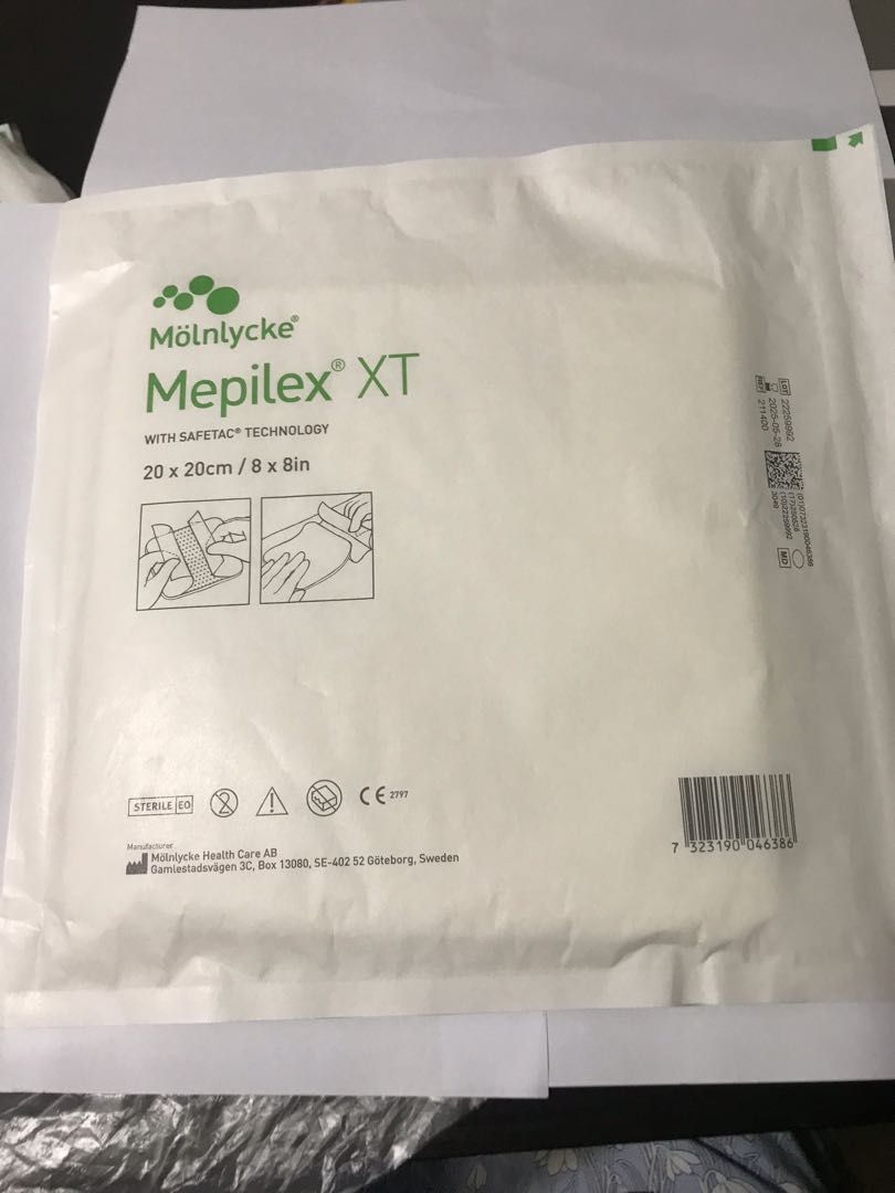 Mepilex XT 20x20cm, Health & Nutrition, Medical Supplies & Tools on ...