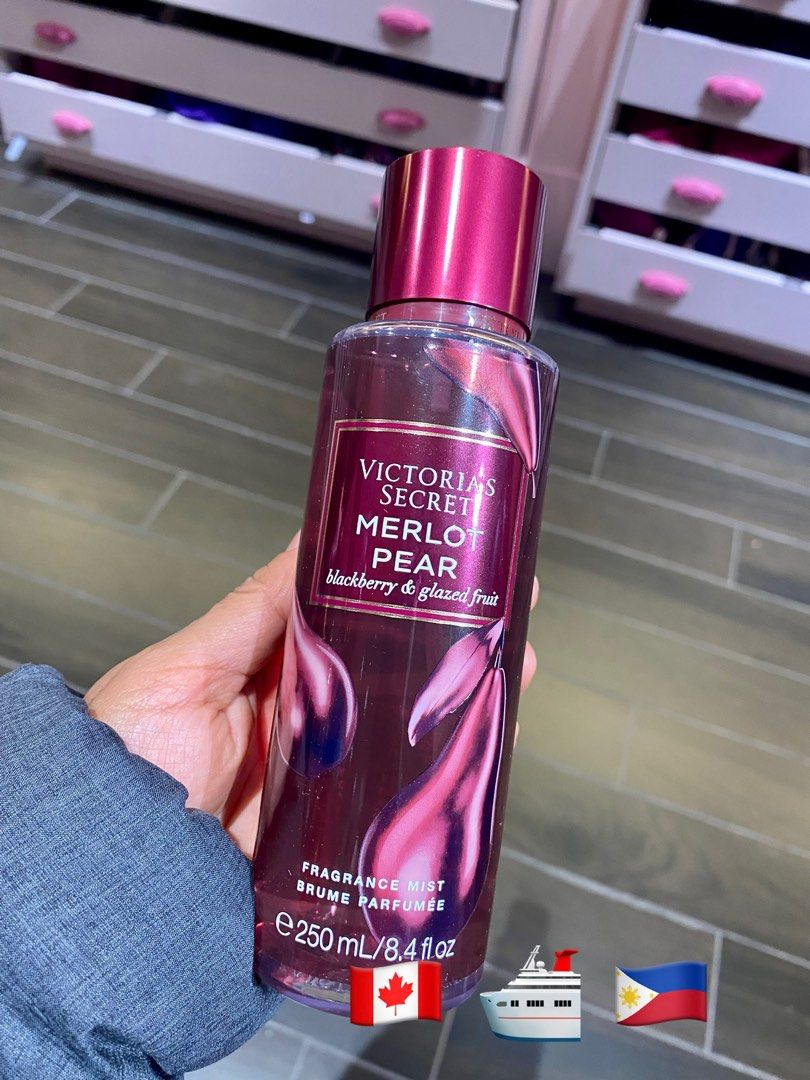 Merlot Pear Victoria's Secret Fragrance mist, Beauty & Personal Care ...