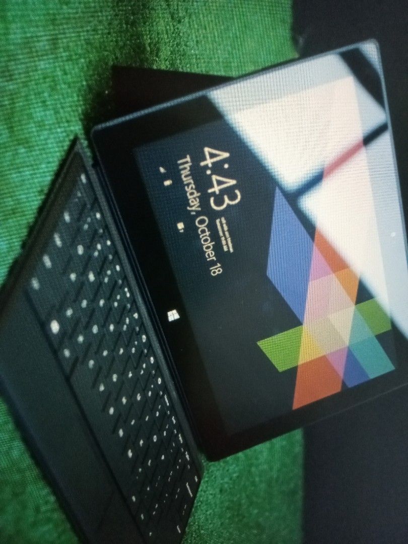 Microsoft surface RT with keyboard and Microsoft Office, VGA converter ...