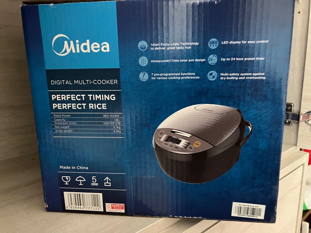 Midea rice cooker - brand new in original packaging, TV & Home ...
